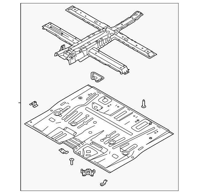 65100-R0100 - Floor Pan Assembly 2022 Kia Carnival | Kia.Parts Store