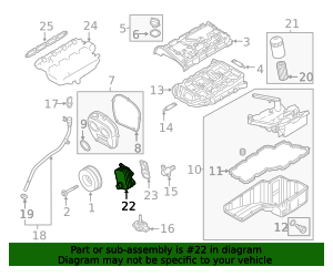 06K-117-021-K - Oil Cooler 2018-2024 Audi | Audi OEM Parts
