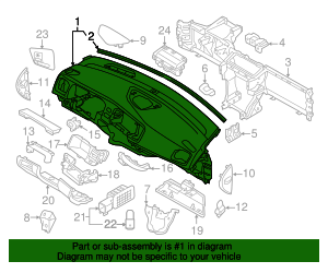 39826871 - Instrument Panel - 2011-2018 Volvo | Volvo OEM Parts Direct