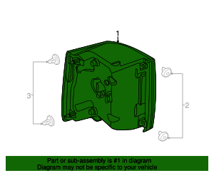 Genuine Combo Lamp for 2010-2011 Land Rover Range Rover | Land Rover ...
