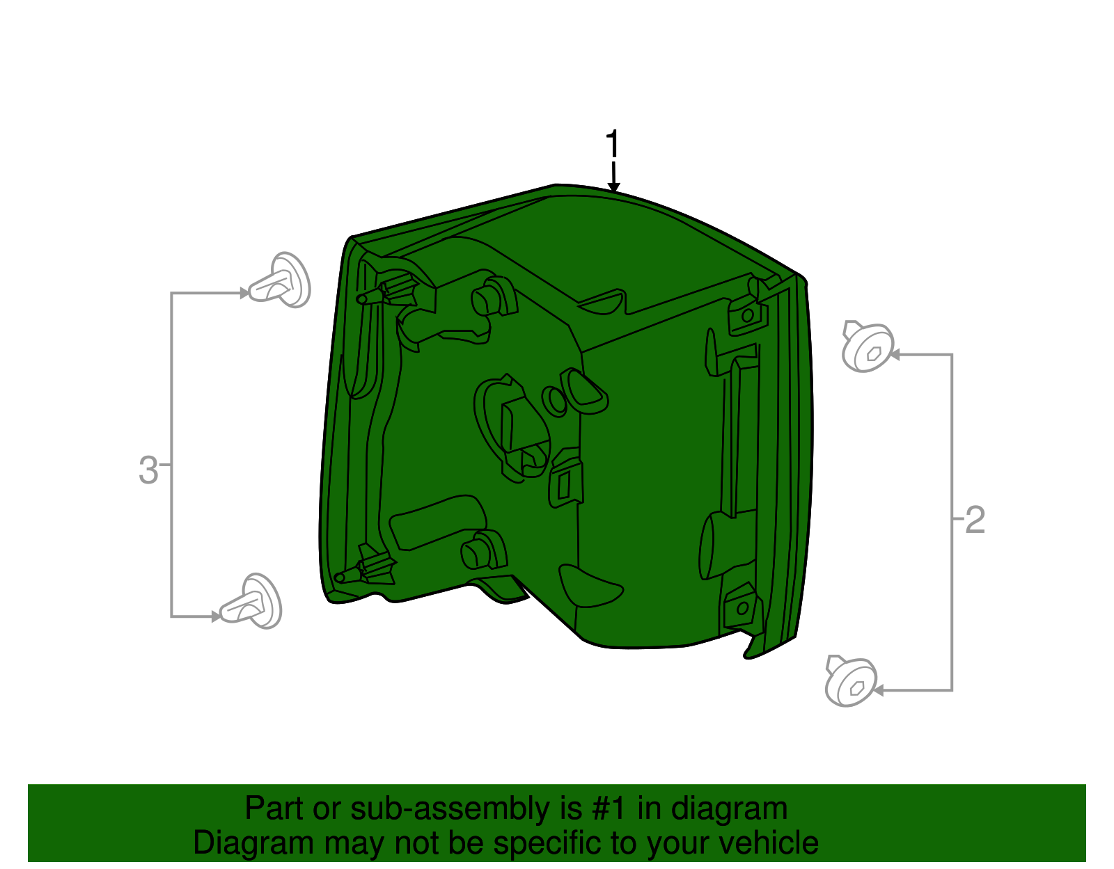 2010-2011 Land Rover Range Rover Combo Lamp LR031758 | OEM Parts Online