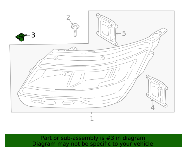 2012-2023 Ford Headlamp Assembly Nut -W714915-S300 | TascaParts.com