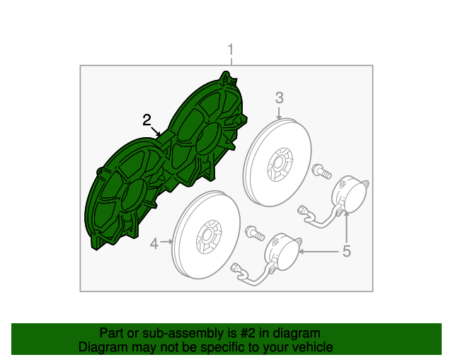 21483-9N00A - Fan Shroud 2009-2014 Nissan Maxima | Nissan Parts ...