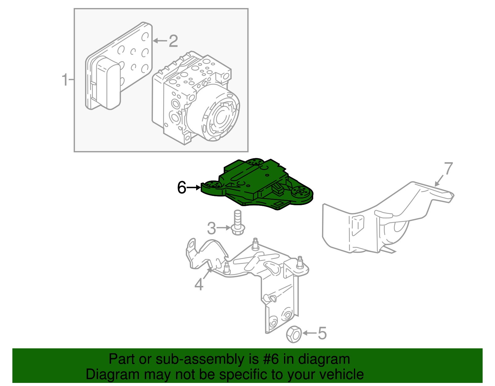 5Q0-614-235 - High-Quality ABS Modulator Bracket for 2015-2025 ...