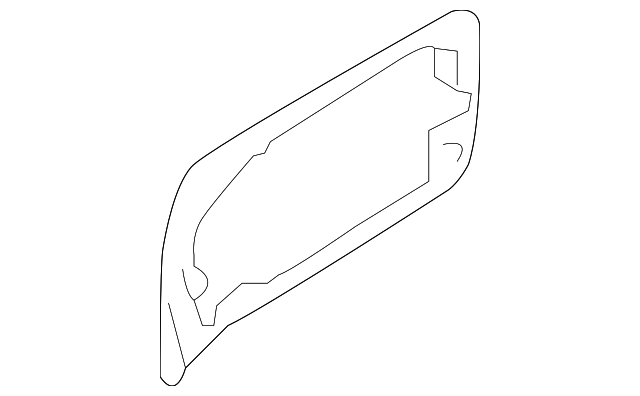 2009-2017 Nissan Handle, Outside Gasket 80654-1FA0A | GetOEMParts.com