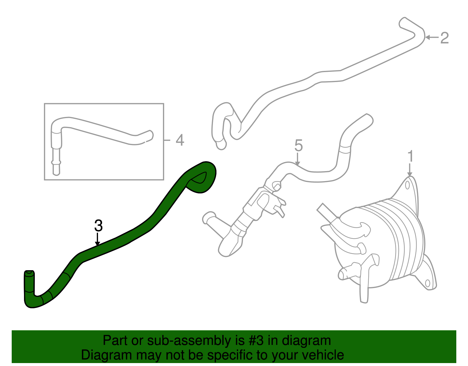 2017-2019 Nissan Rogue Oil Cooler Tube 21632-4BC0B | Sullivan Brothers ...