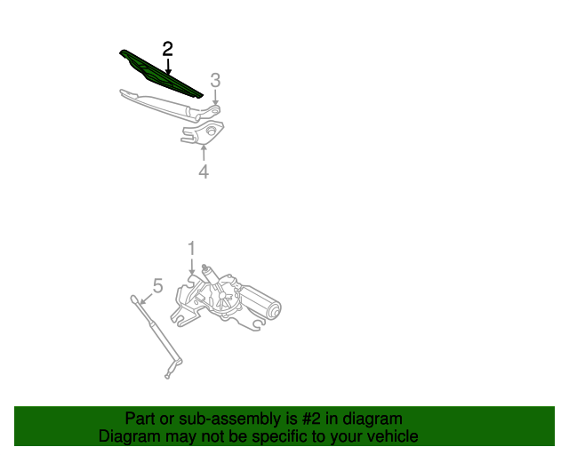 2001-2007 Volvo Wiper Blade 30753767 | NewAutoParts.com