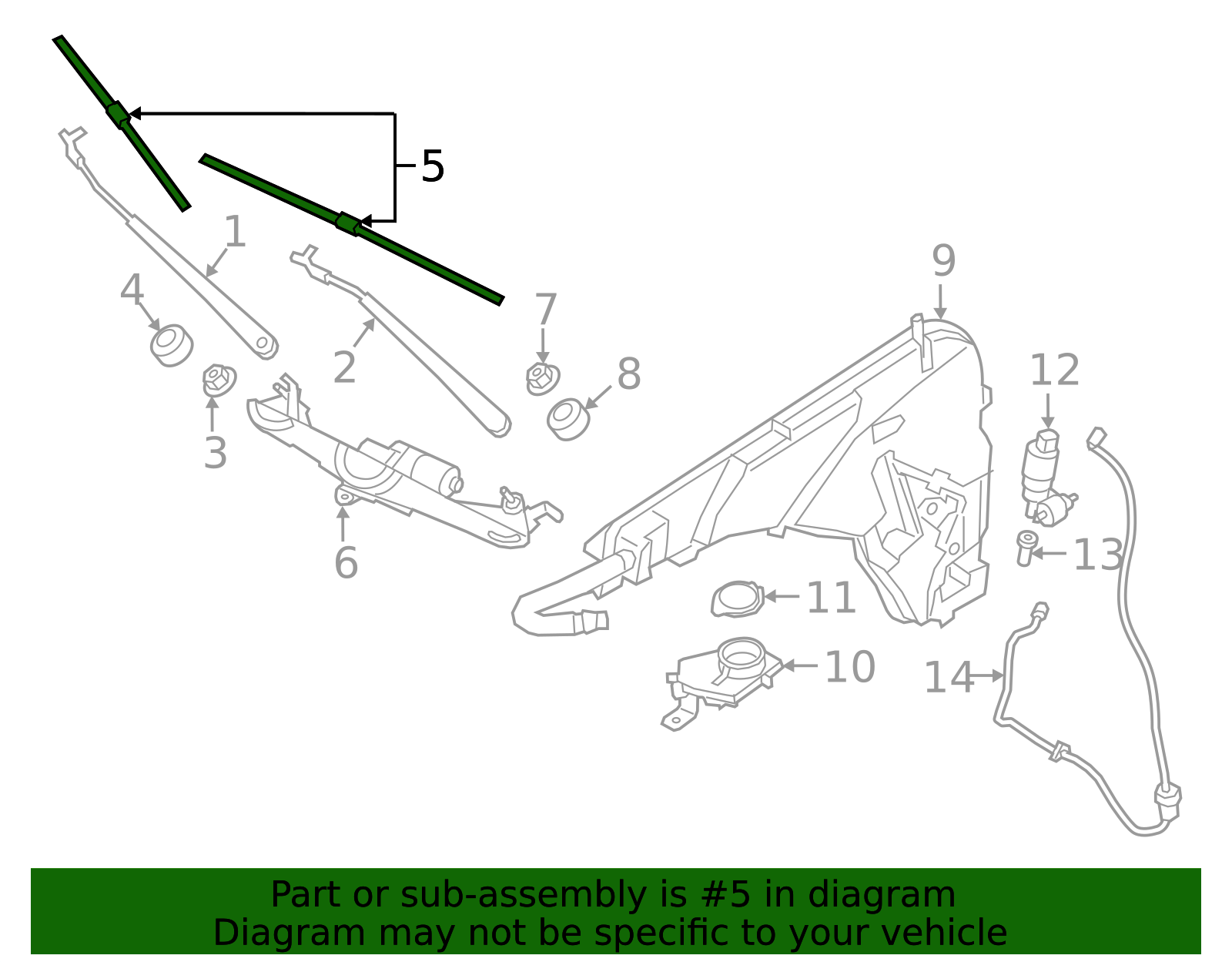 61617469820 - 2018-2025 BMW Wiper Blade Set (61-61-7-469-820) | BMW of ...