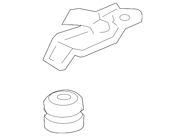 2007-2012 Acura RDX Bracket Assembly, Radiator Mount (Upper) 74173-STK ...