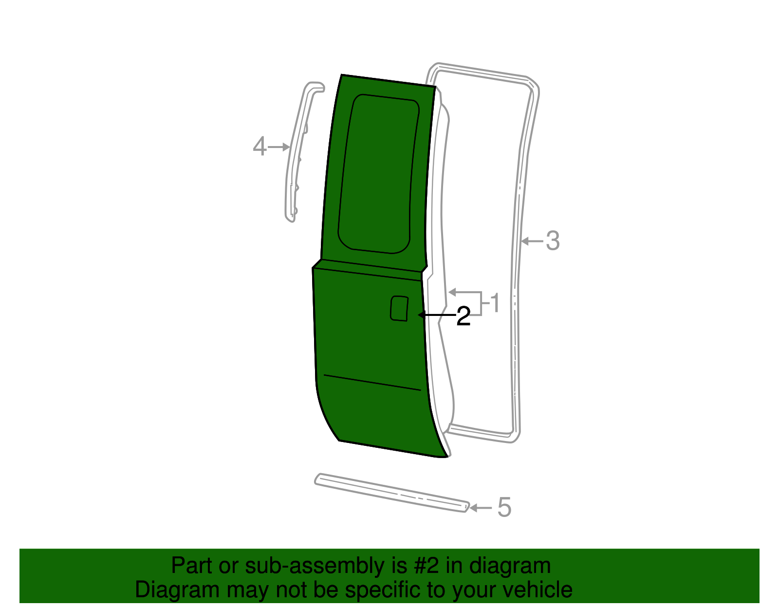 F81Z-2624701-AA - Outer Panel 1999-2016 Ford | Ford Parts Direct