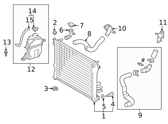 16400-F0021 - Radiator Assembly - 2018-2022 Toyota | Lithia Toyota Parts
