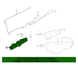 2013-2020 Subaru BRZ Backup Lamp 84912CA020 | Subaru Parts Store