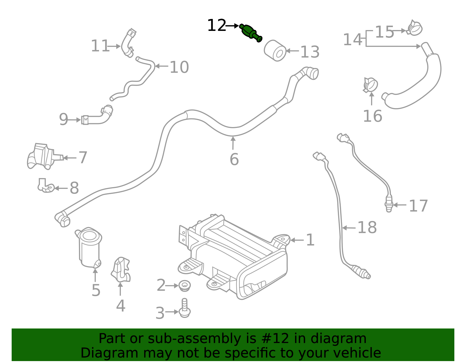 26740-3C400 - PCV Valve 2018-2024 Kia | Kia.Parts Store