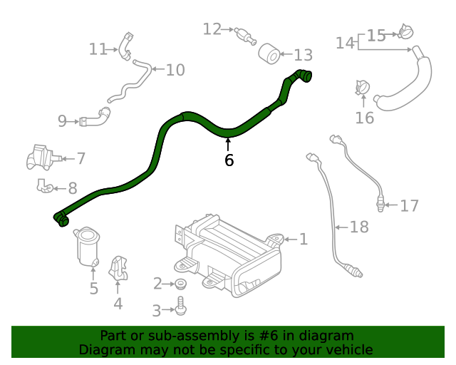 31456-S9500 - Vent Tube 2020-2024 Kia Telluride | Kia.Parts Store