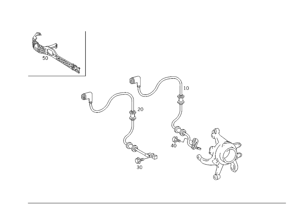 Rotational Speed Sensor - Part #203-540-14-17 | Mercedes Parts Center
