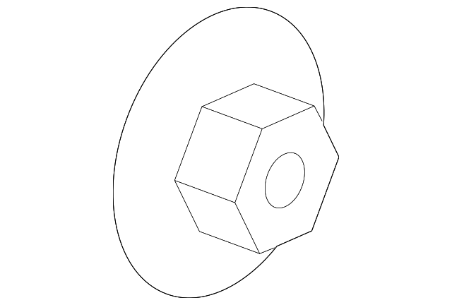 2002-2019 Toyota Impact Bar Nut 90178-A0030 | Express Toyota Parts