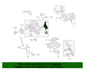 2006-2018 Lexus Oil Pump Cover 15115-0P030 | OEM Parts Online