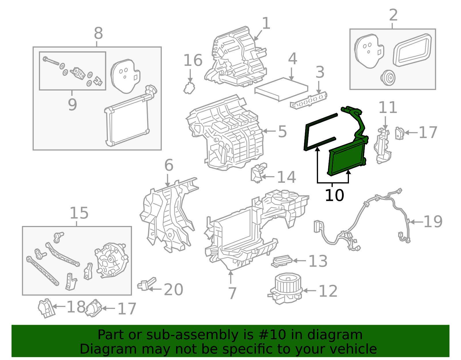 2020-2025 GM Heater Core 87846949 | Chevy OEM Parts