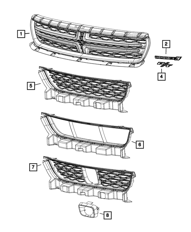 68227437AA - Dodge Nameplate 2015-2023 Dodge Charger | Mopar Wholesale ...