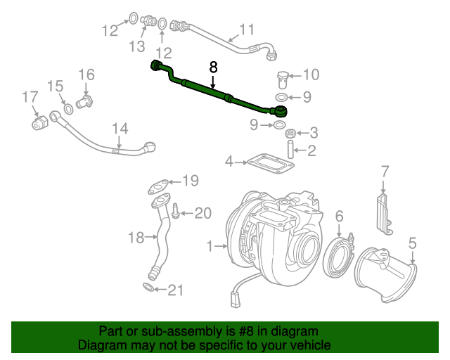 2013-2018 Ram Oil Inlet Tube 68210187AA | TascaParts.com
