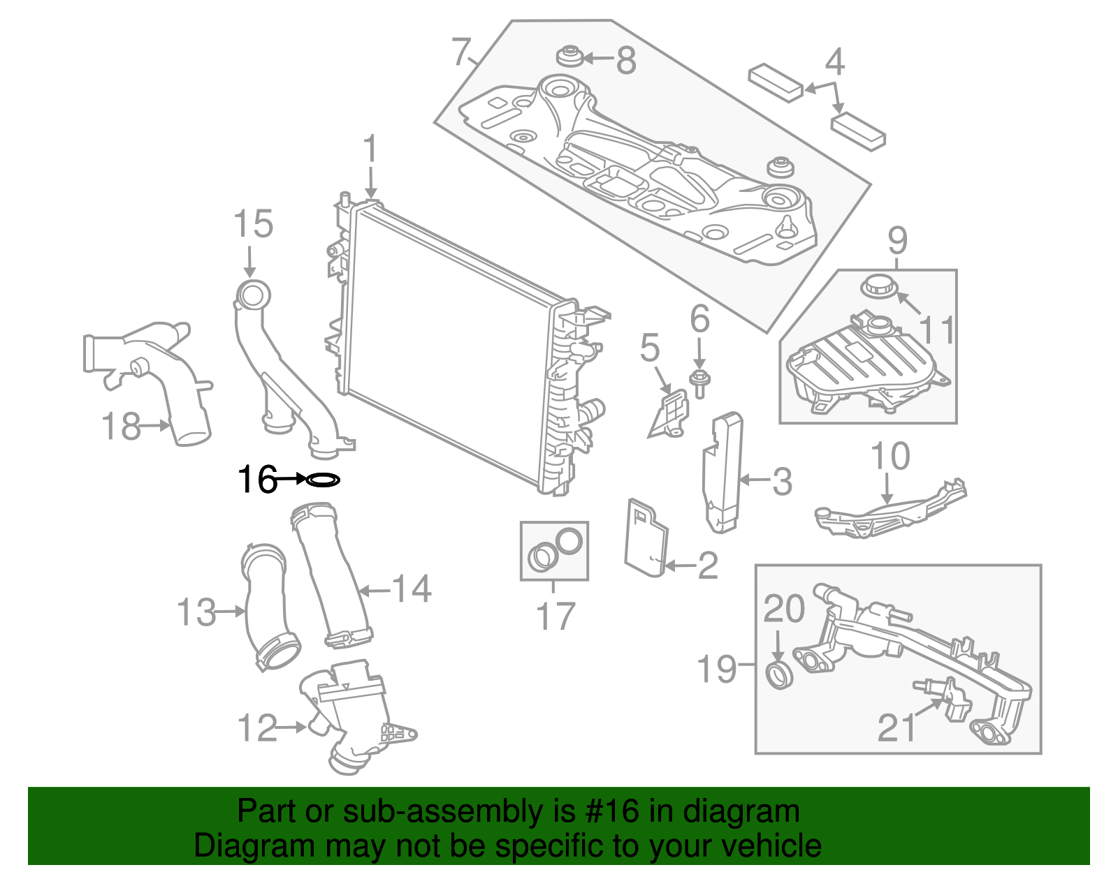 2010-2025 Jaguar Outlet Pipe O-Ring AJ811350 | Jaguar OEM Parts Online