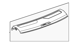 2021-2024 Cadillac Black Rear End Trim Finish Panel 85124298 GM ...