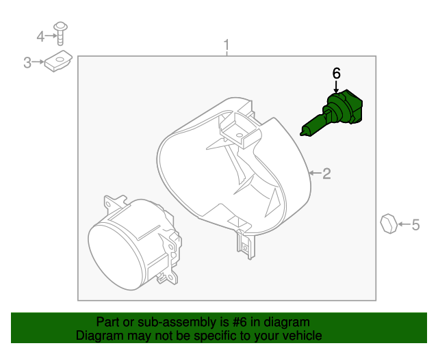 26296-9B92B - Bulb 2004-2024 Nissan | Nissan Parts & Accessories Online