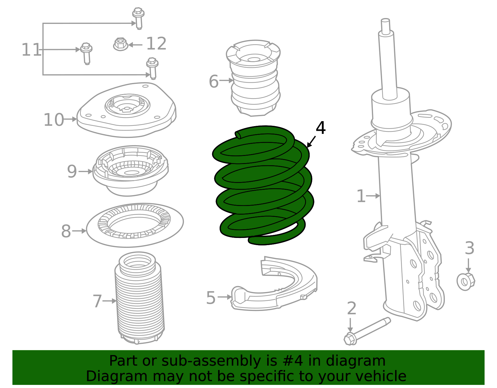 2021-2024 Ford Bronco Sport | Coil Spring | LX6Z-5310-AF | Walls' Ford ...