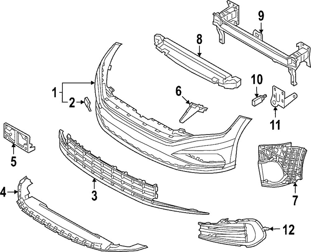2022-2025 Volkswagen Jetta Side Retainer 17A-807-184-A | Retail ...
