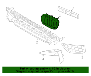 51118070991 - 2020-2021 BMW X3 Upper Grille (51-11-8-070-991) | BMW of ...