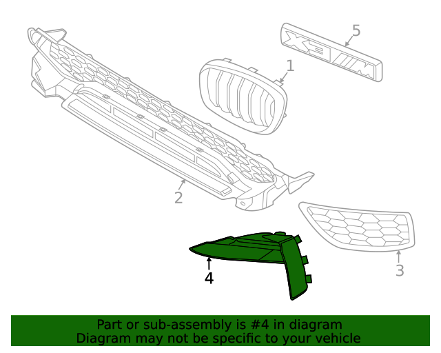 2020-2021 BMW Cover Plate 51118083307 | OEM Parts Online