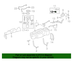 7731606070 - Fuel Tank Cap Gasket 2005-2022 Toyota | AutoNationParts.com