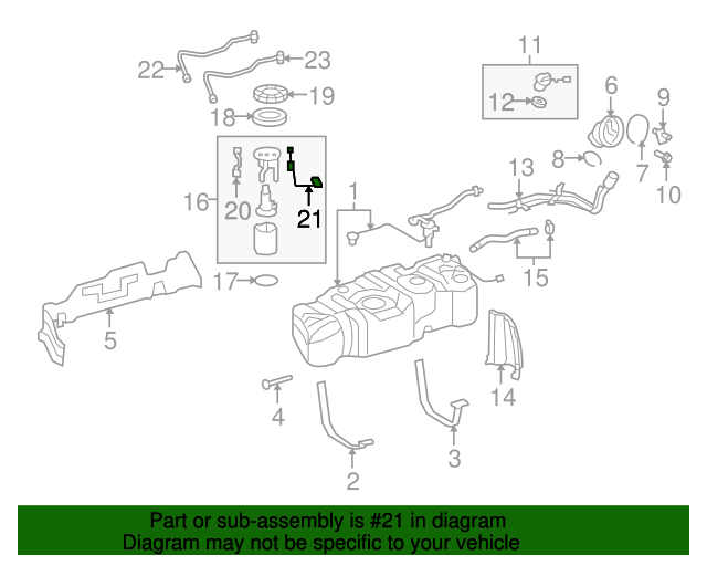 83320-0C080 - Gauge Assembly, Fuel Sender 2007-2021 Toyota | Longo ...