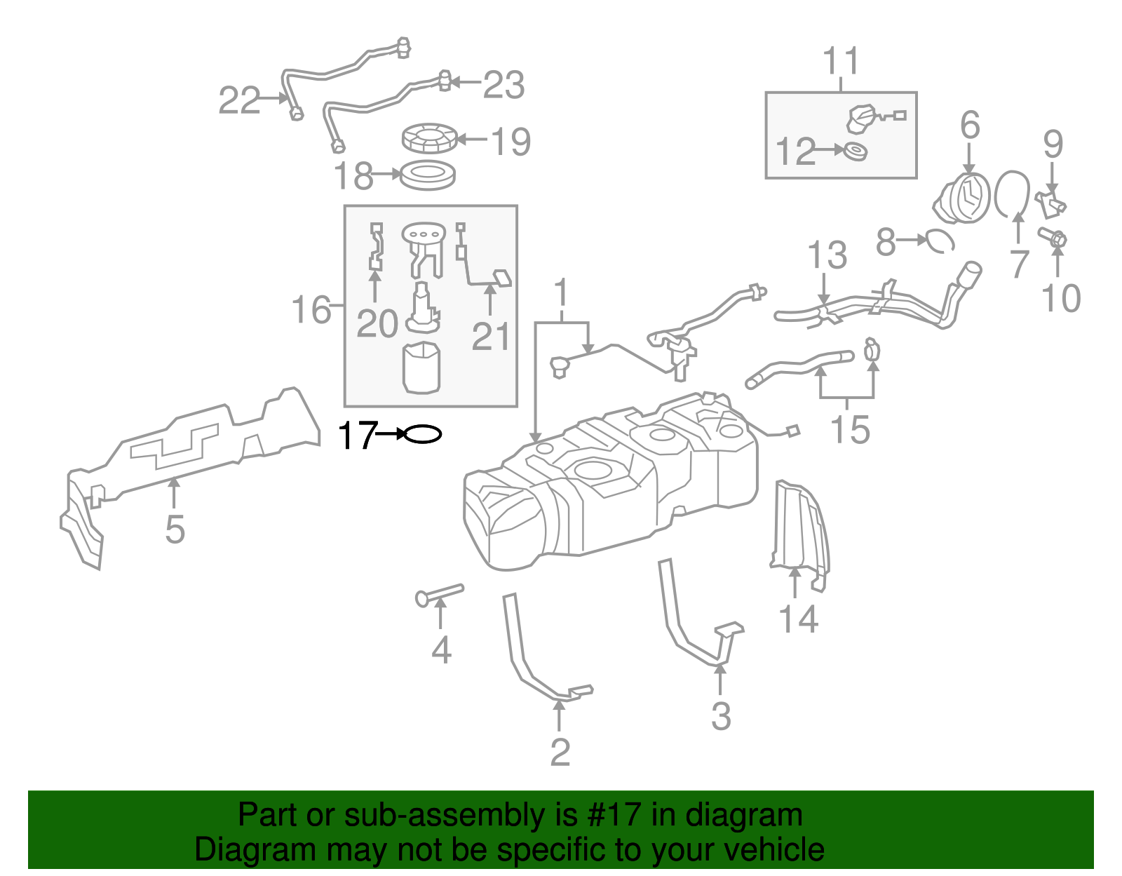 77169-0C010 - Fuel Pump Tank Seal 2005-2022 Toyota | Longo Toyota Parts