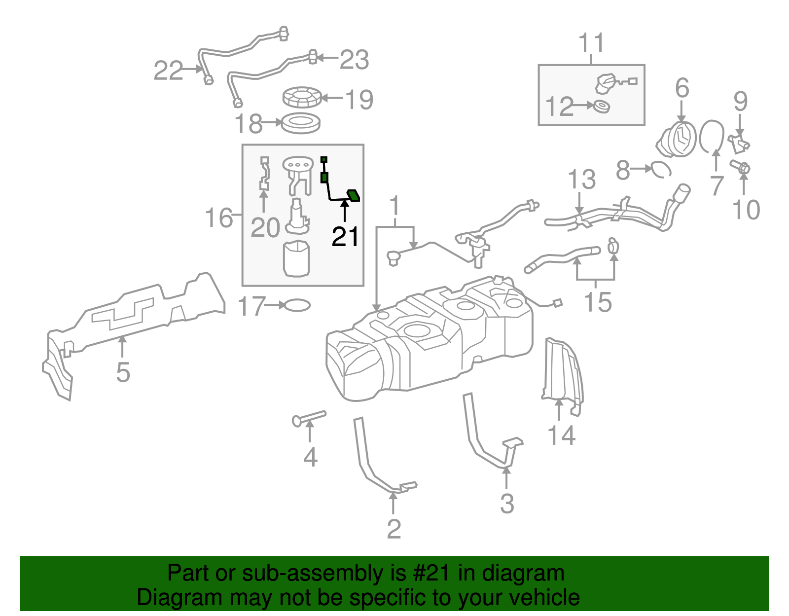 2007-2022 Toyota Gauge Assembly, Fuel Sender 83320-0C080 | Toyota San ...