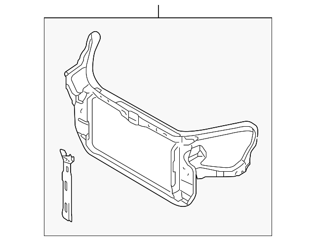 2007-2010 Kia Rondo Panel Complete Radiator 64110 1D000 | QuirkParts