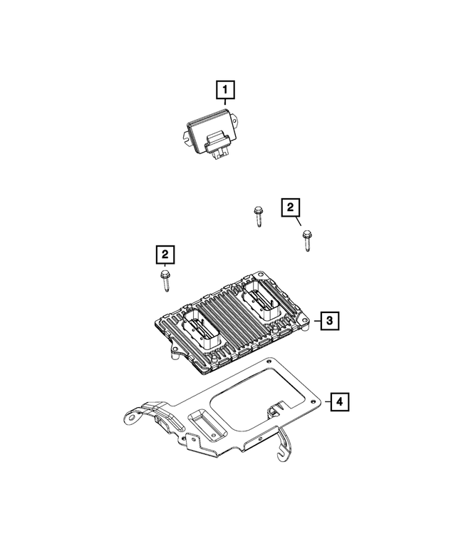 2016-2020 Dodge Journey Powertrain Control Module 68259127AB | Mopar eStore