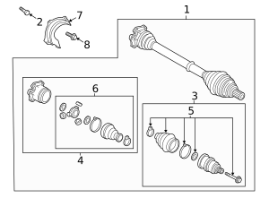 4N0-407-271-J - Axle Assembly 2020-2024 Audi | Audi OEM Parts
