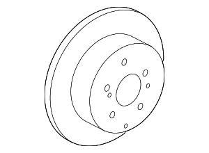 Toyota Disc Brake Rotor Rear Part# 4243142060 | Toyota of Colorado Springs