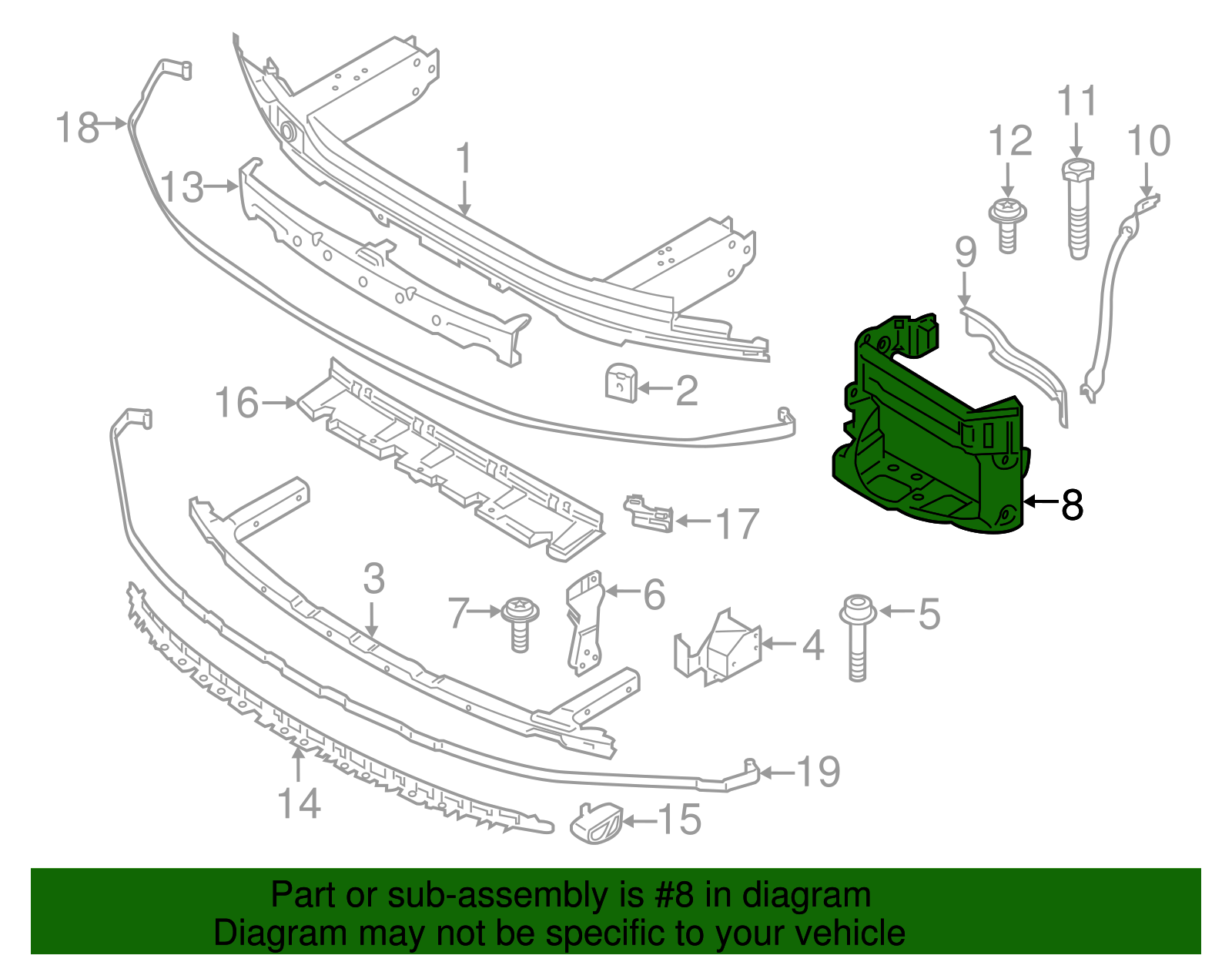 2016-2025 BMW Side Support 51117357183 | OEM Parts Online