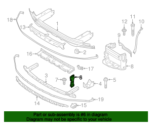 51117357179 - 2016-2023 BMW Bumper Impact Bar Bracket (51-11-7-357-179 ...