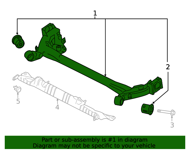 55100-M7000 - Axle Beam 2019-2024 Kia Forte | Kia.Parts Store