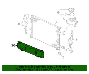 2018-2022 Volkswagen Radiator Shutter Assembly 3CM-122-321-A | OEM ...