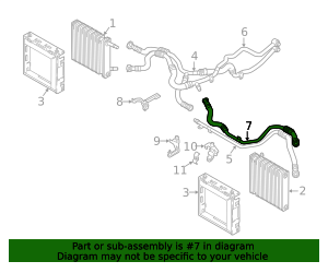 Genuine BMW 17-22-7-952-928 | Return Line | FREE Shipping on Most ...