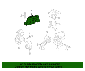 2007-2012 Mopar Side Mount - Passenger Side (RH) 5085486AB | TascaParts.com