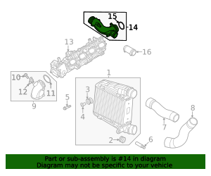 2019-2024 Audi Connector Pipe 0P2-145-674-E | Audi USA Parts