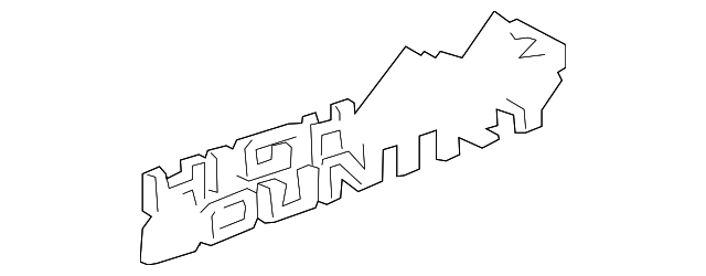 2019-2023 Chevrolet OEM NEW 2019-20 GM Chevrolet Nameplate PLATE ASM-E ...