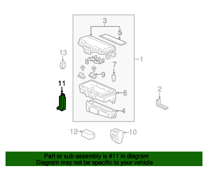 38252-S0X-A00 - Relay Box Bracket 2003-2004 Honda Pilot | Honda Parts ...