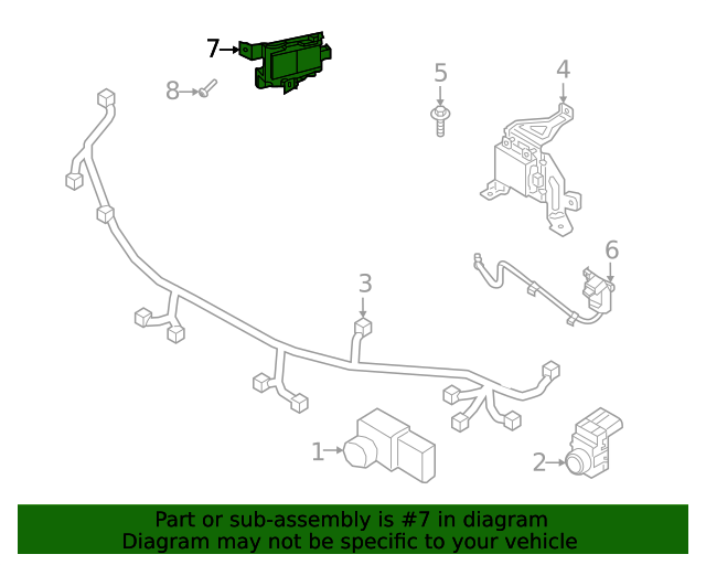 2022-2023 Genesis G80 Unit Assembly Front Corner Radar R 99130-JI000 ...