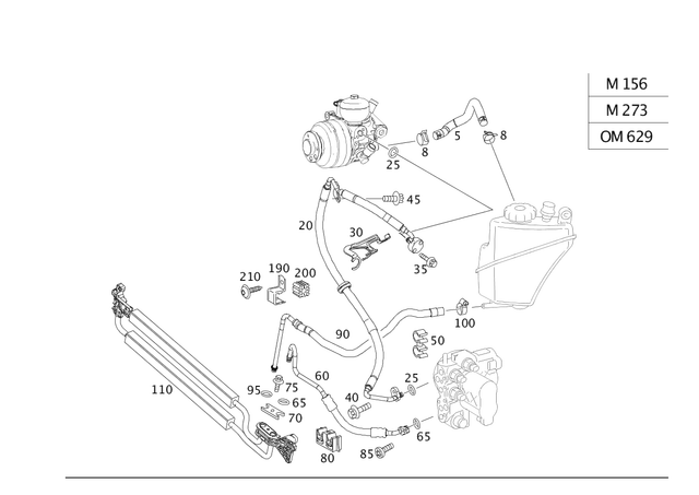 221-997-24-82 - Hose 1954-2025 Mercedes-Benz | Mercedes-Benz USA Parts
